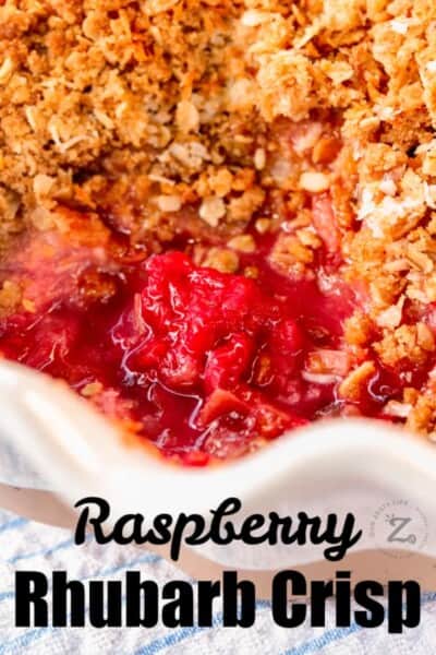 Raspberry Rhubarb Crisp