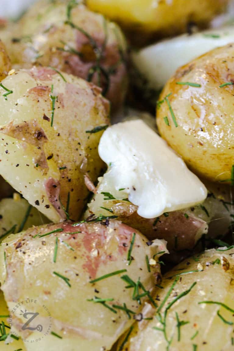 Pan Fried Potatoes (Super Easy Side Dish!) - Our Zesty Life