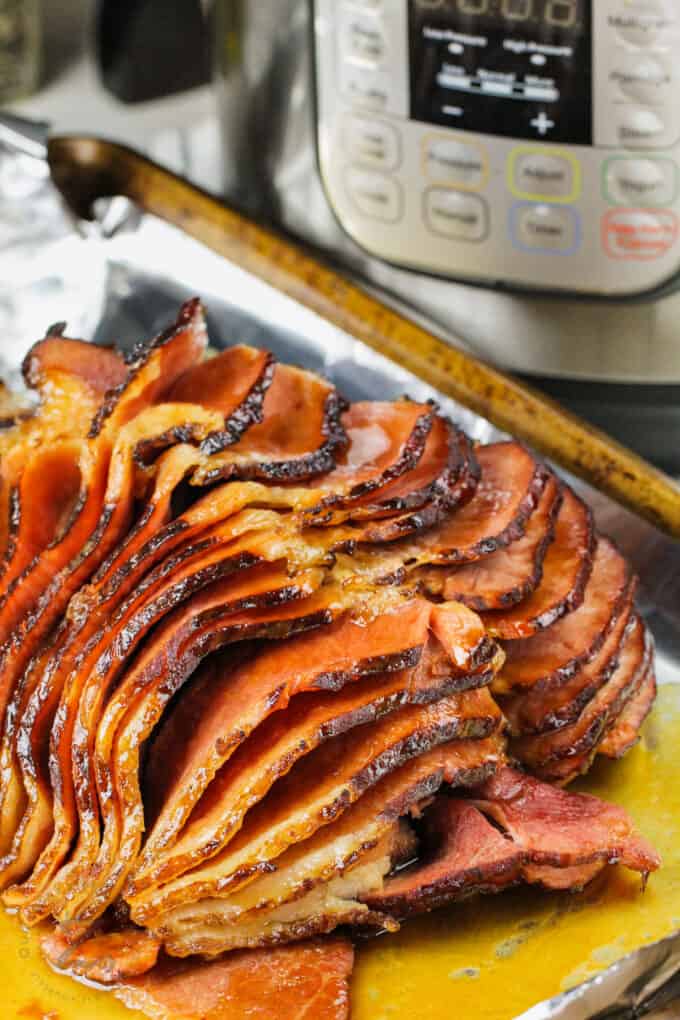 Instant Pot Ham Recipe (with Brown Sugar Glaze!) - Our Zesty Life