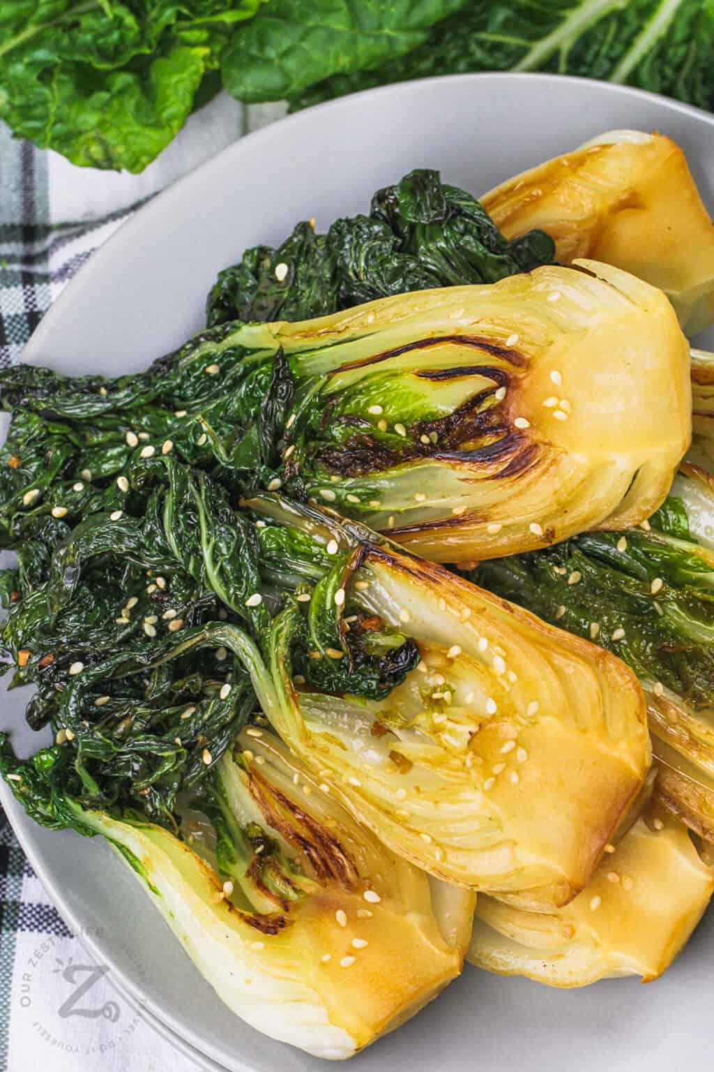 Garlic Baby Bok Choy Recipe (15 Minute Recipe!) - Our Zesty Life