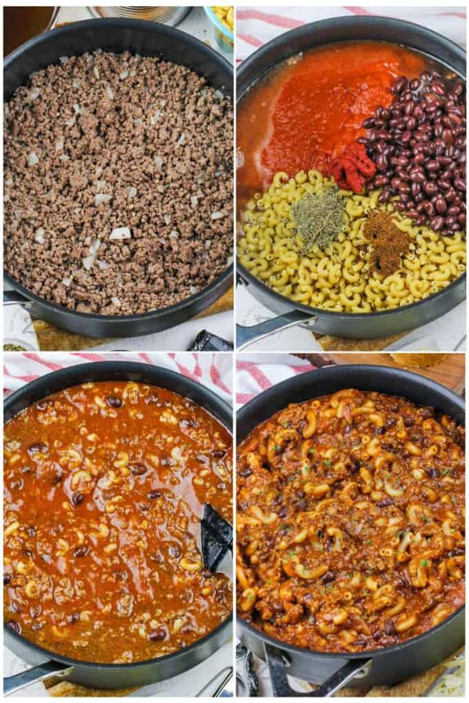 Chili Mac Recipe (Easy One Pot Recipe!) - Our Zesty Life