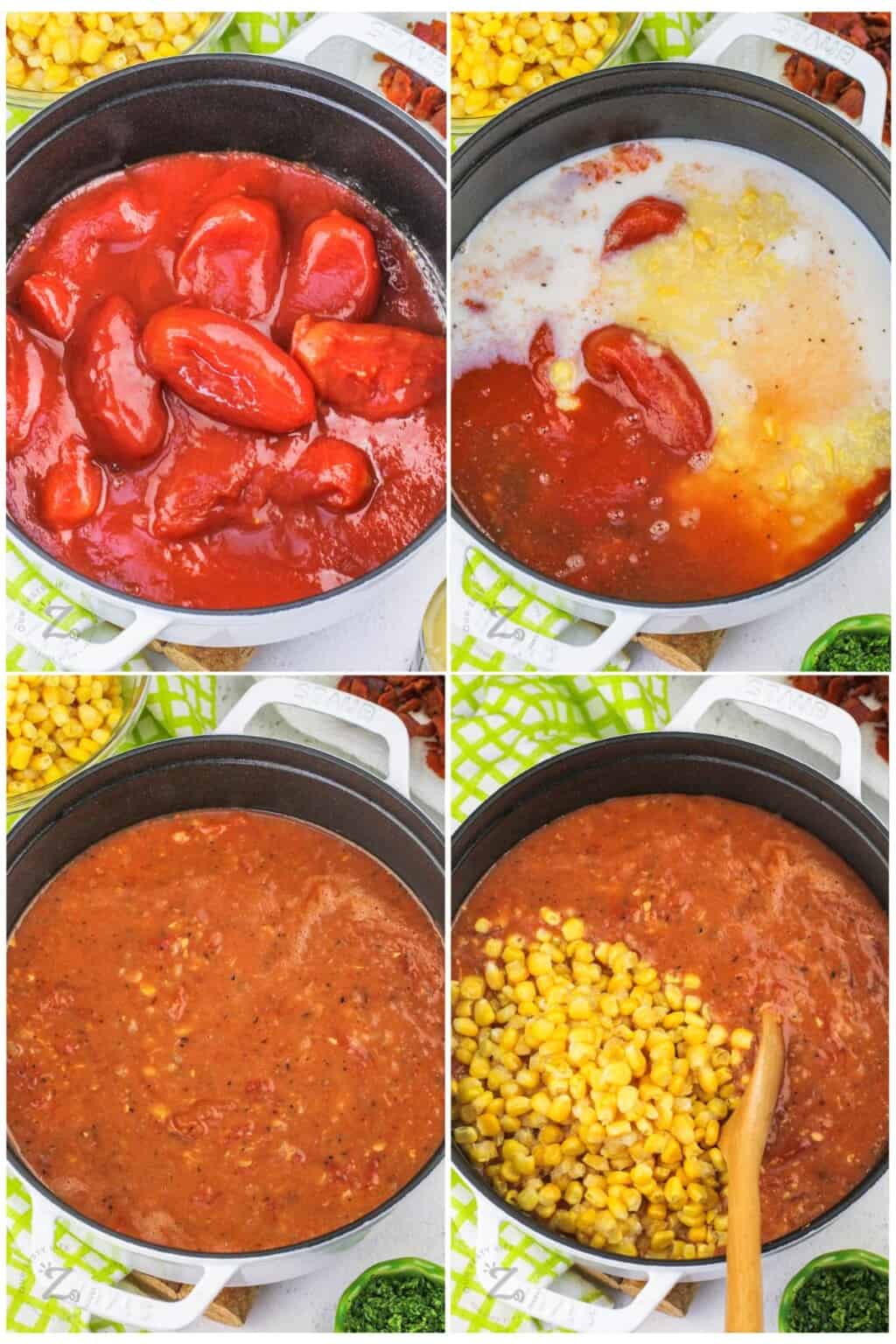 Tomato Corn Chowder (30 Minute Recipe!) - Our Zesty Life