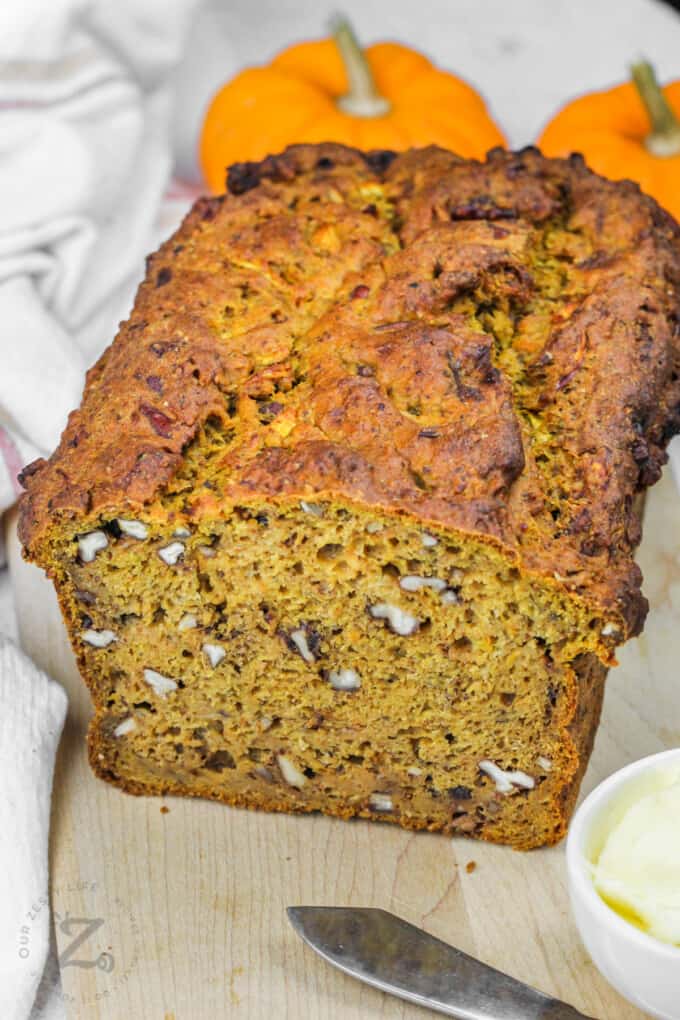 Pumpkin Zucchini Bread (With Mashed Bananas!) - Our Zesty Life