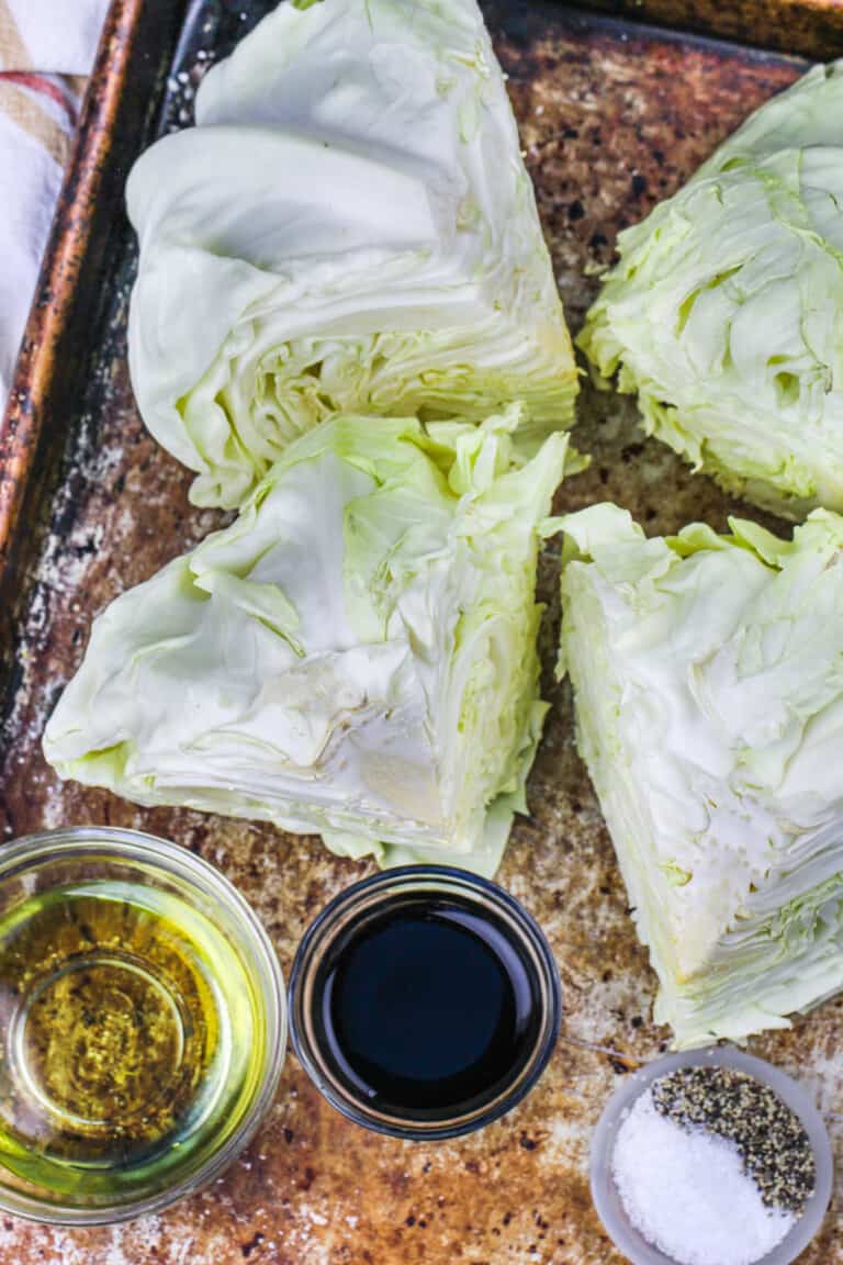 Roasted Cabbage Recipe (Quick Prep!) - Our Zesty Life