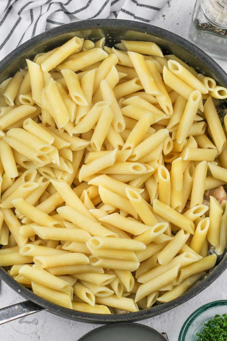 Chicken Boursin Cheese Pasta (Quick Prep!) - Our Zesty Life