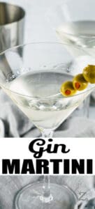 Traditional Gin Martini