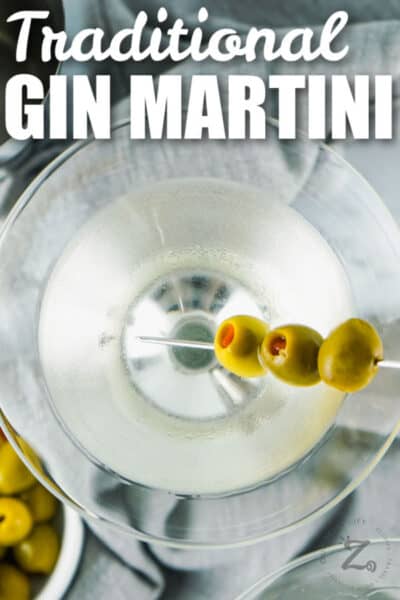 Traditional Gin Martini