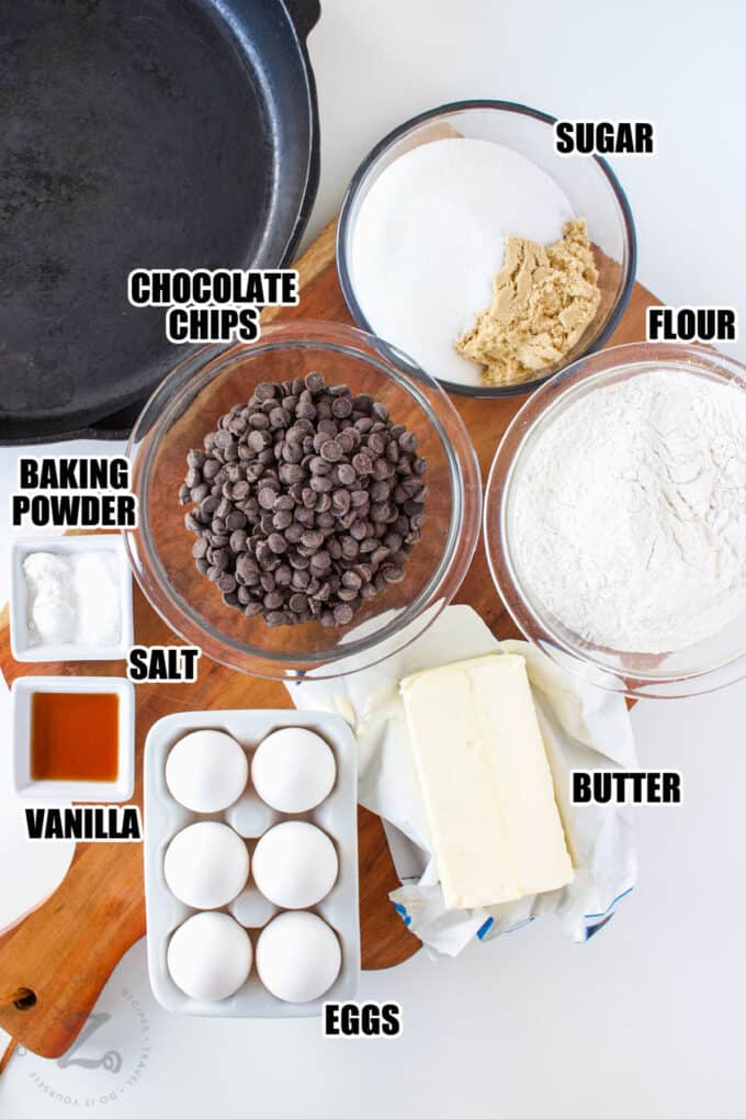 Skillet Cookie Recipe (So Easy!) - Our Zesty Life