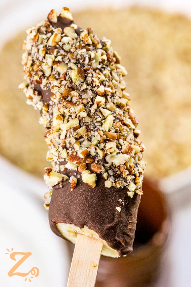 Frozen Chocolate Covered Bananas (Cool Treat!) - Our Zesty Life