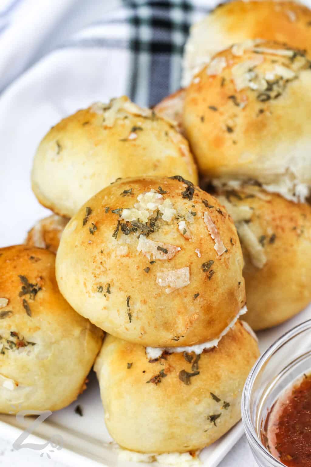 Garlic Cheese Bombs (Extra Quick Prep!) - Our Zesty Life
