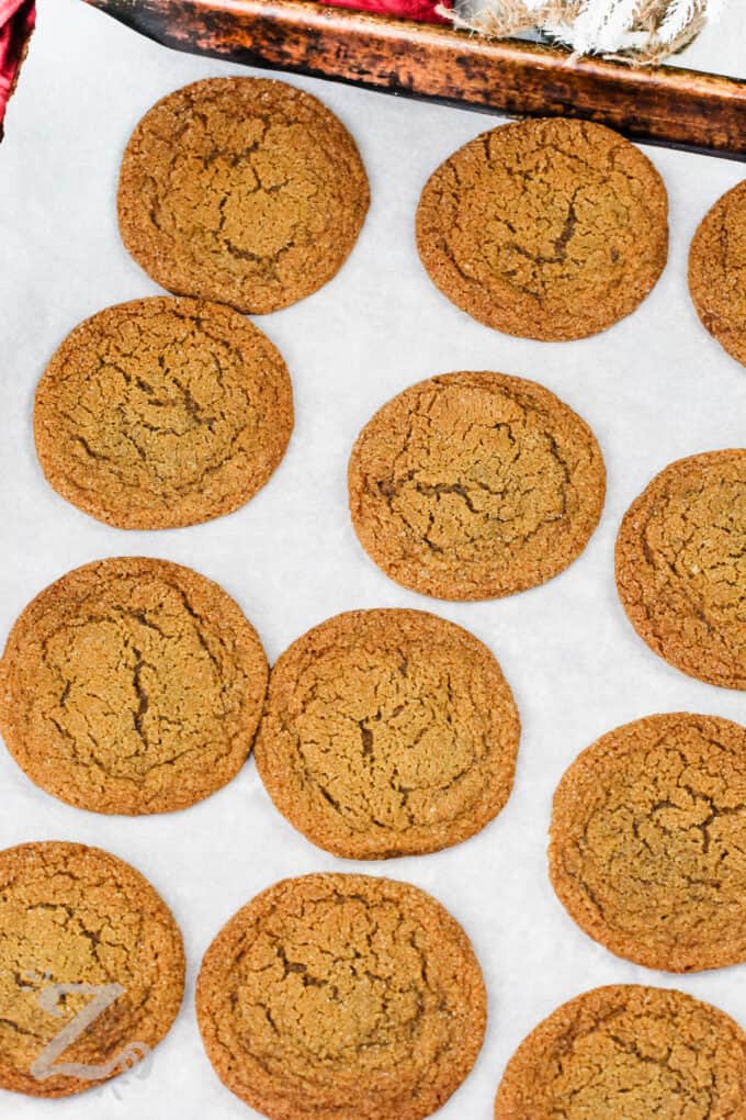 Ginger Cookies (For The Holidays, Or Any Time!) - Our Zesty Life