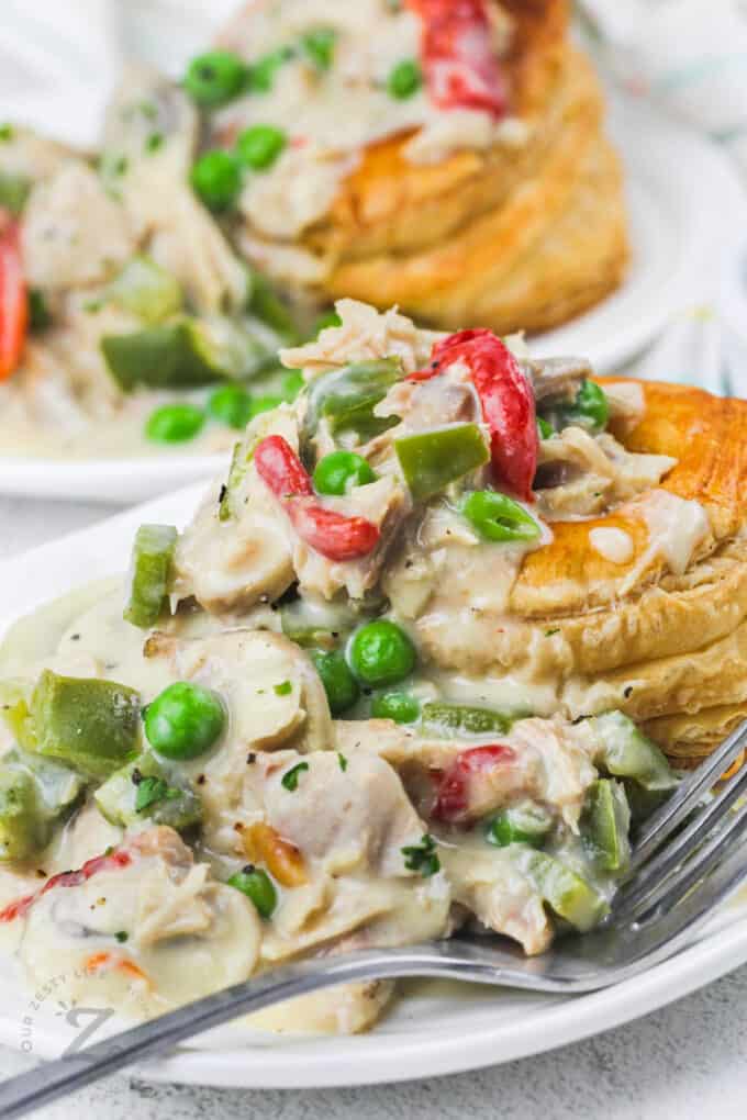 Turkey a la King (Creamy And Delicious!) - Our Zesty Life