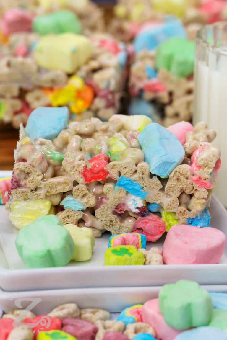 Homemade Lucky Charms Bars (Easy Ingredients!) - Our Zesty Life