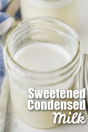 Sweetened Condensed Milk (Just 3 Ingredients!) - Our Zesty Life
