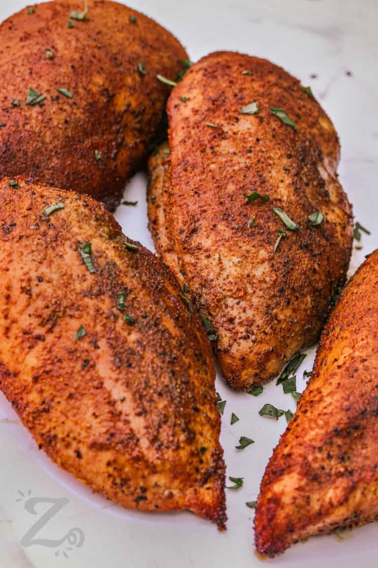 Smoked Chicken Breasts (With A Homemade Dry Rub!) - Our Zesty Life