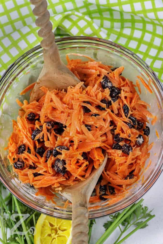 Carrot Salad (Fresh And Crisp!) - Our Zesty Life