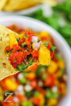 Mango Salsa Recipe (Refreshing And Delicious!) - Our Zesty Life