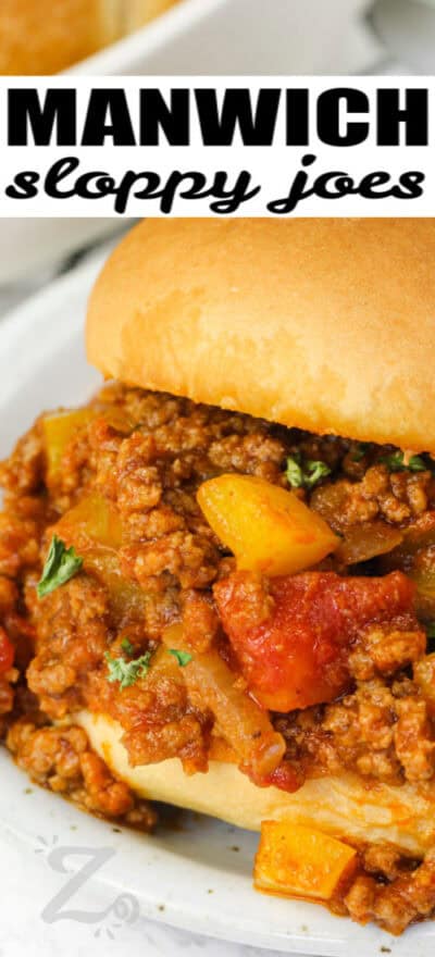 Manwich Sloppy Joes (Easy Hand Held Dinner!) - Our Zesty Life