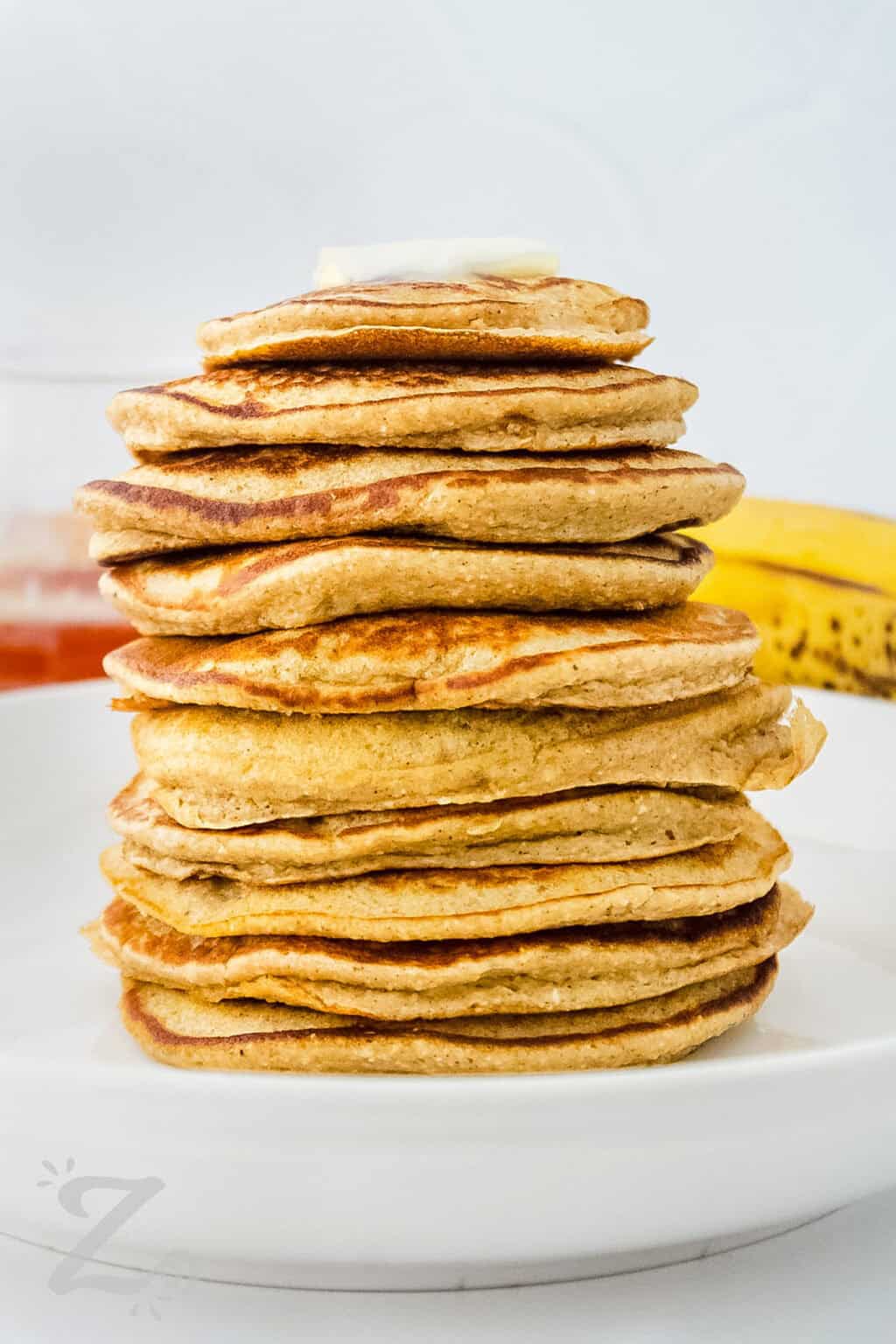 Banana Oat Pancakes (Fluffy and Flavorful) - Our Zesty Life