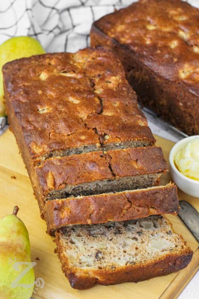 Fresh Pear Bread (Easy Quick Bread Recipe!) - Our Zesty Life