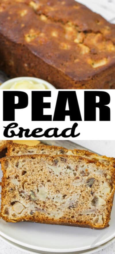 Fresh Pear Bread (Easy Quick Bread Recipe!) - Our Zesty Life