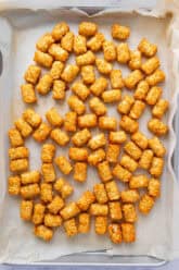 Loaded Tater Tots (Crispy & Cheesy) - Our Zesty Life