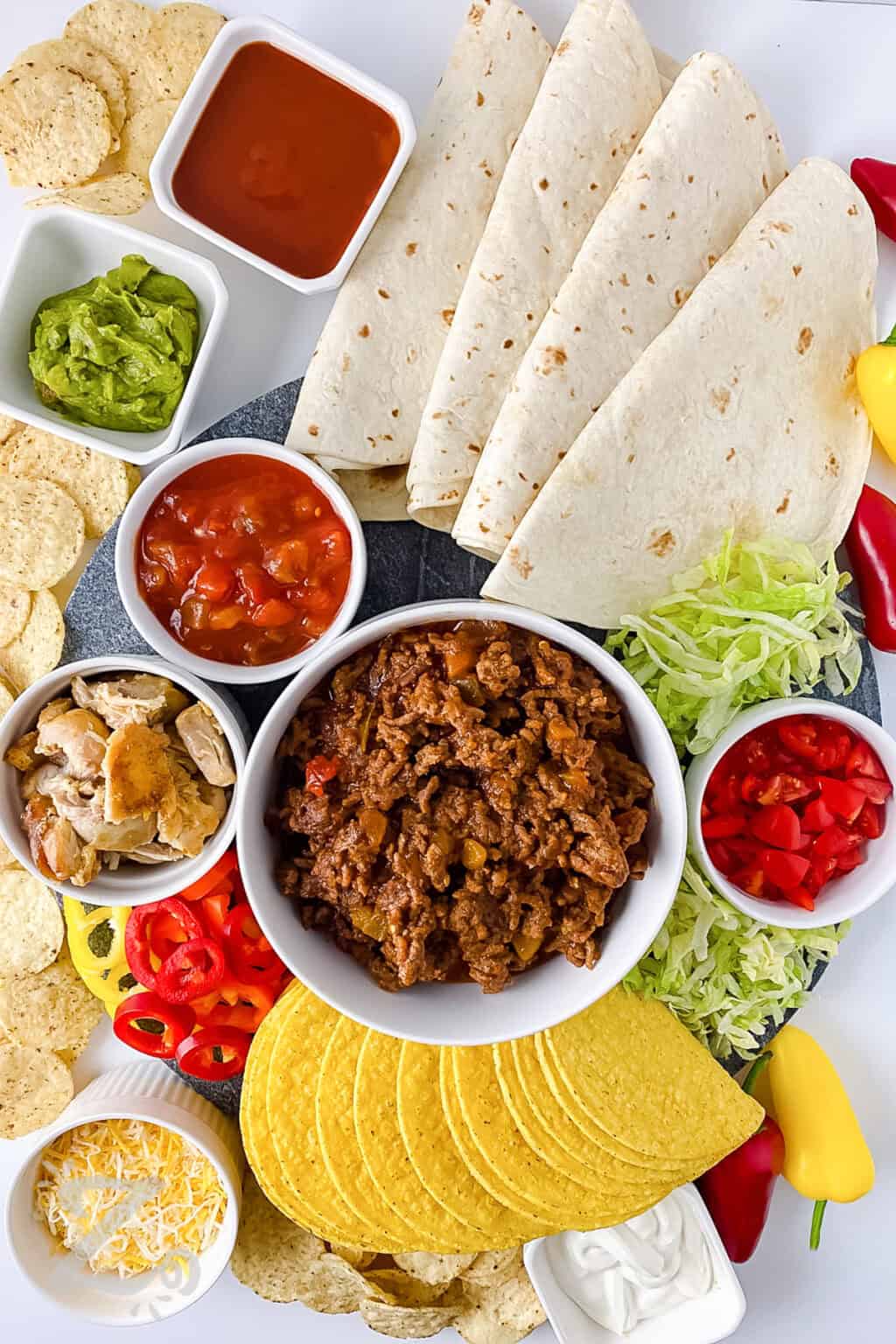 Taco Charcuterie Board (Fun And Easy!) - Our Zesty Life