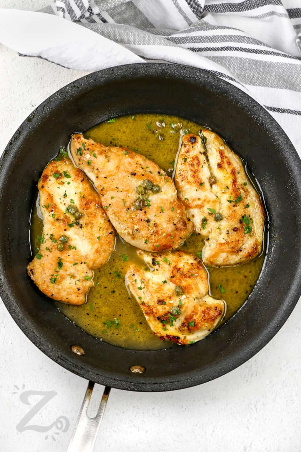 Lemon Chicken Piccata (Tender and Flavorful!) - Our Zesty Life