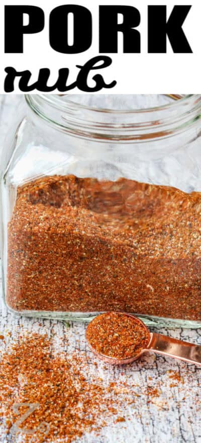 Pork Rub Recipe (Spicy and Savory!) - Our Zesty Life