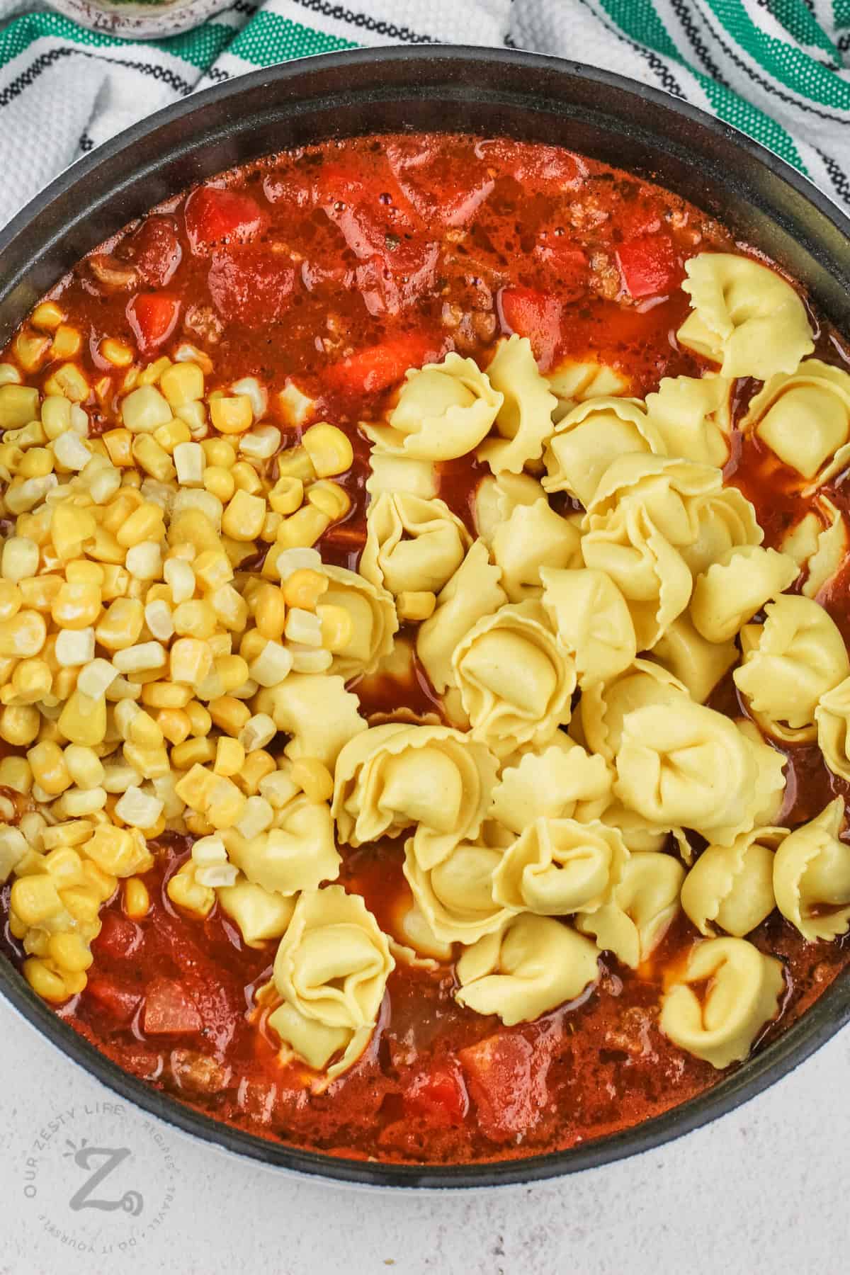 One Pot Tortellini Pasta (Ready In Under 30 Mins!) - Our Zesty Life