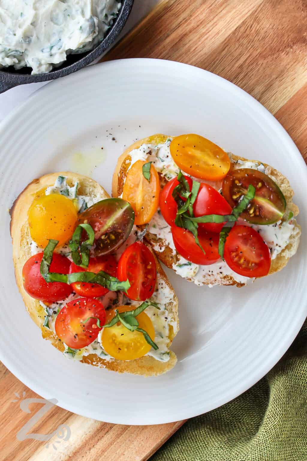 Ricotta Toast (Savory Recipe!) - Our Zesty Life