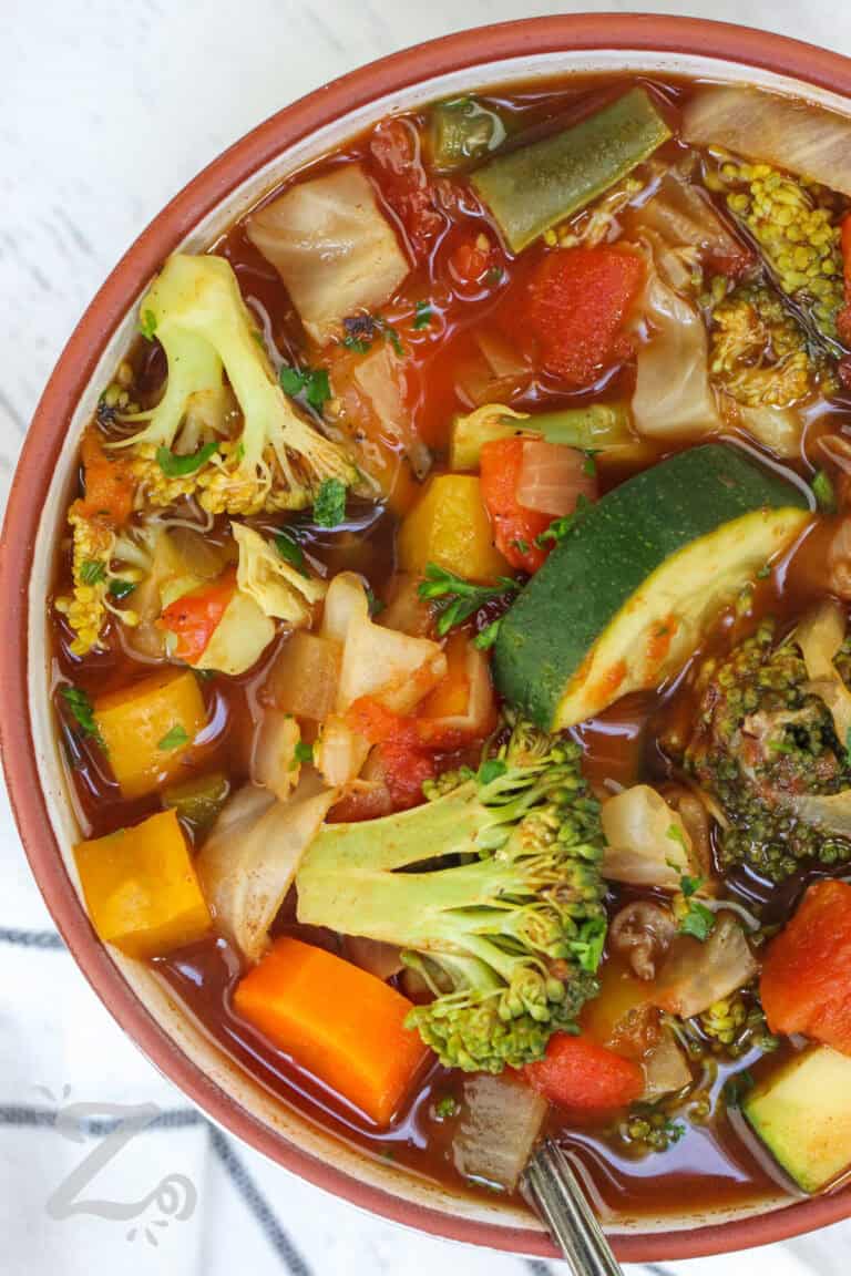 Vegetable Soup (Easy, Delicious, And Hearty!) - Our Zesty Life