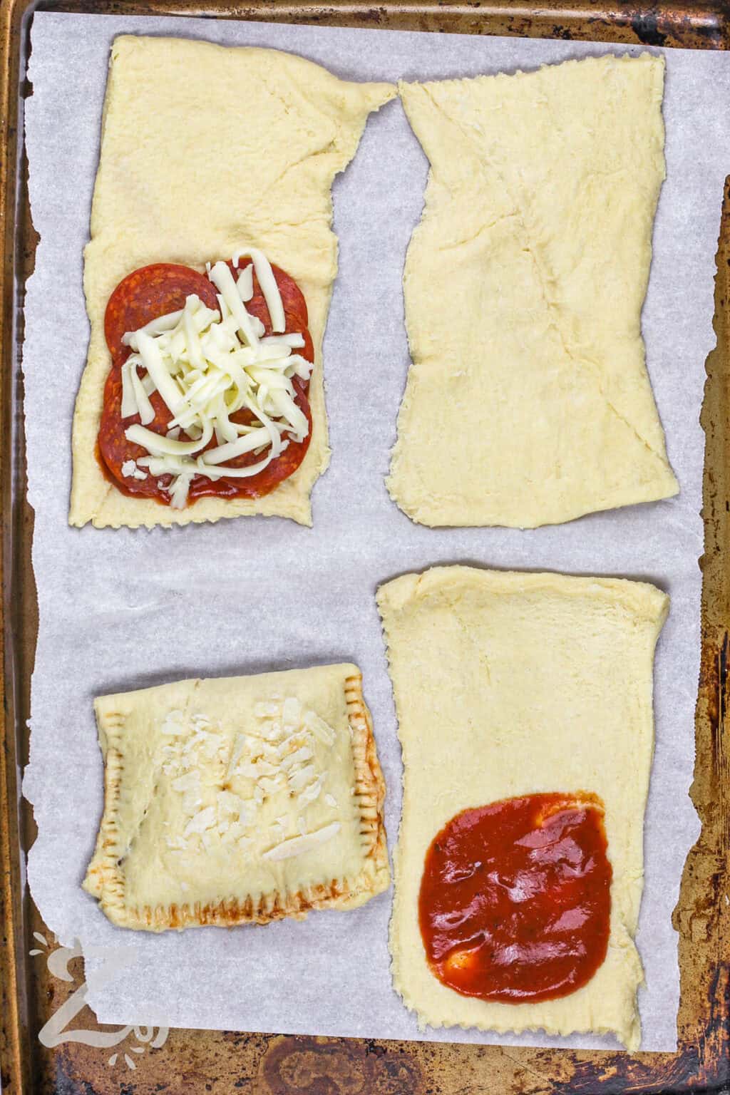 Pizza Pockets Recipe - Our Zesty Life