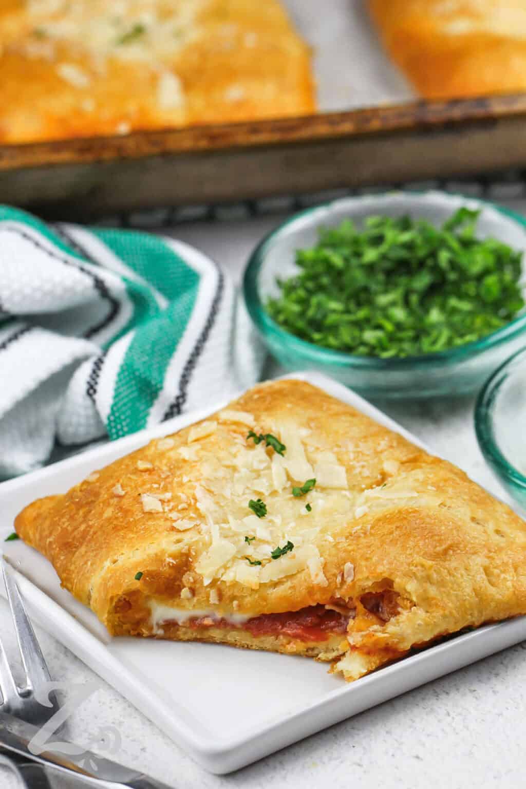 Pizza Pockets Recipe - Our Zesty Life