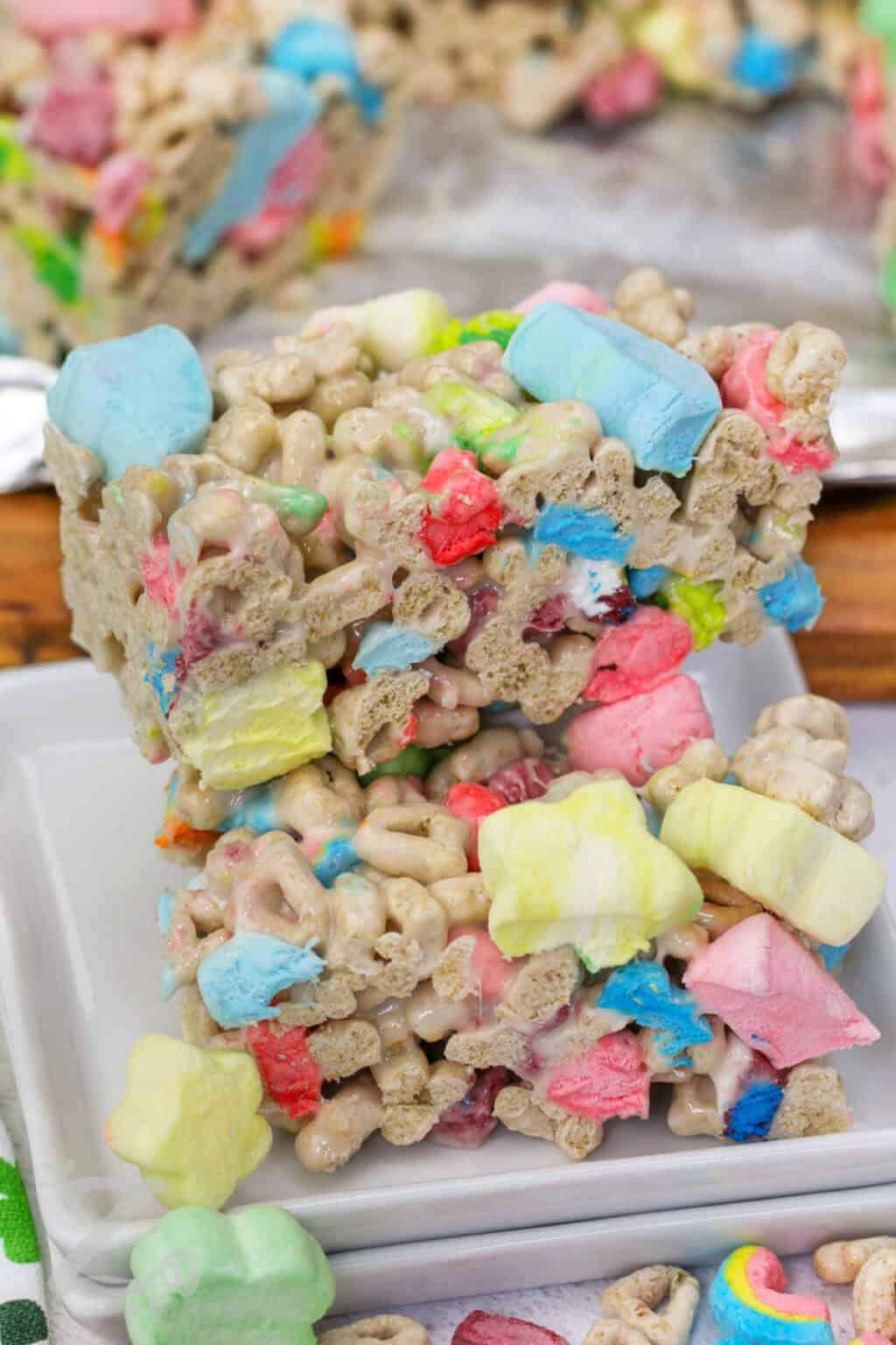 Homemade Lucky Charms Bars (Simple Pantry Ingredients!) - Our Zesty Life
